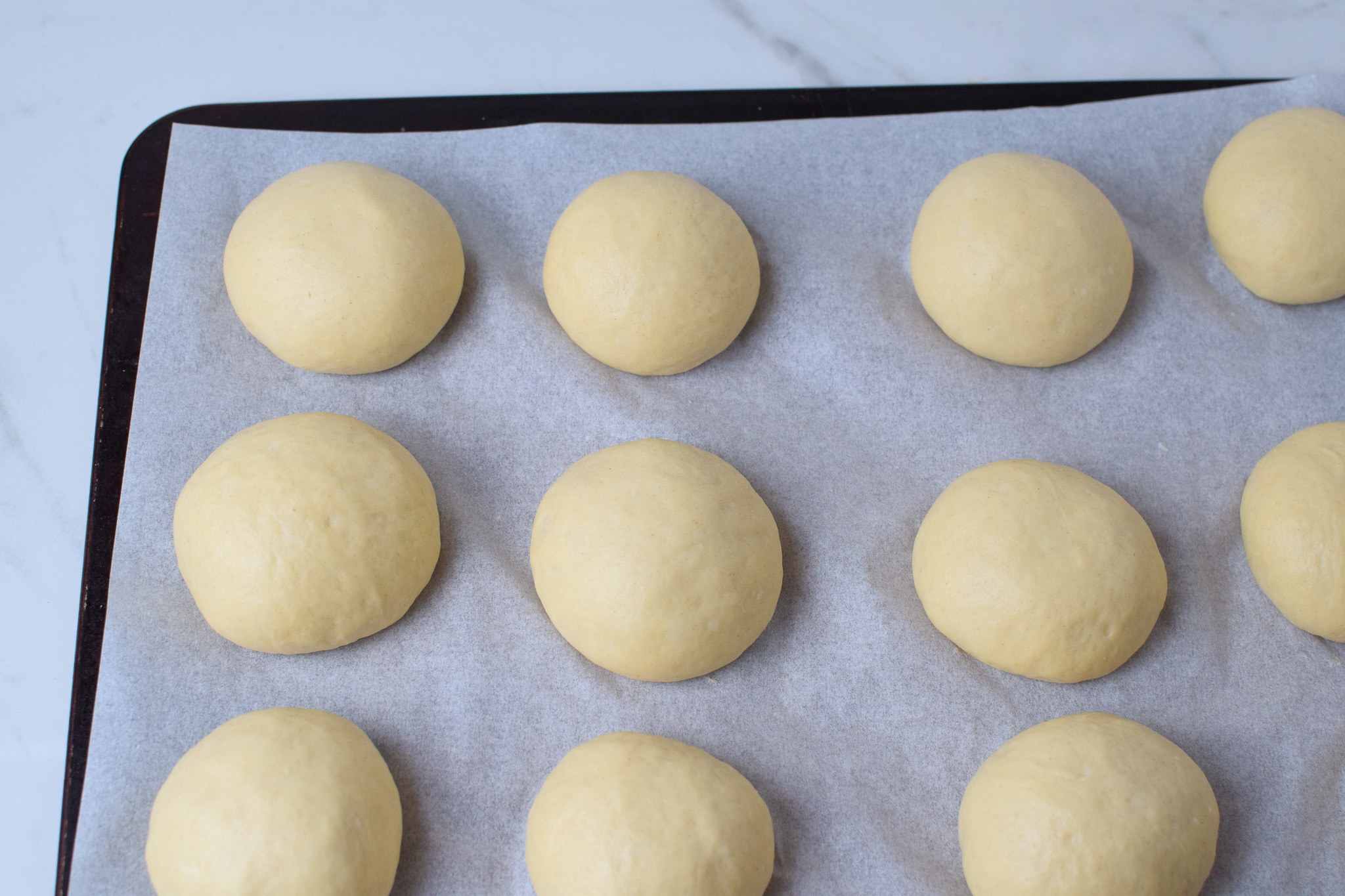 Mini Burger Buns Recipe - Three Girls In The Garden